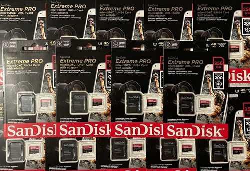 SanDisk microsdxc 256GB Extreme Pro