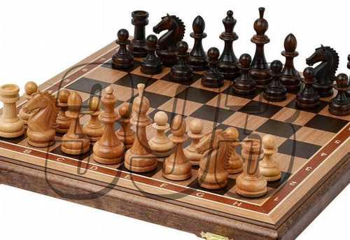 Шахматы Палацио (венге-дуб, клетка 4,5 см) (51287)