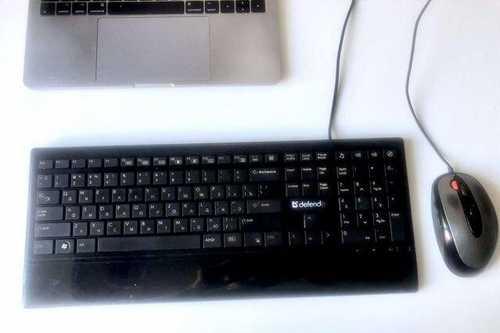 Клавиатура defender oscar 600 и мышь A4tech x5-57