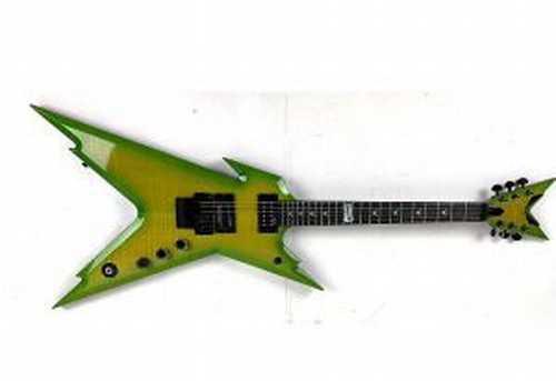 Электрогитара Dean USA Razorback Dime Slime Green