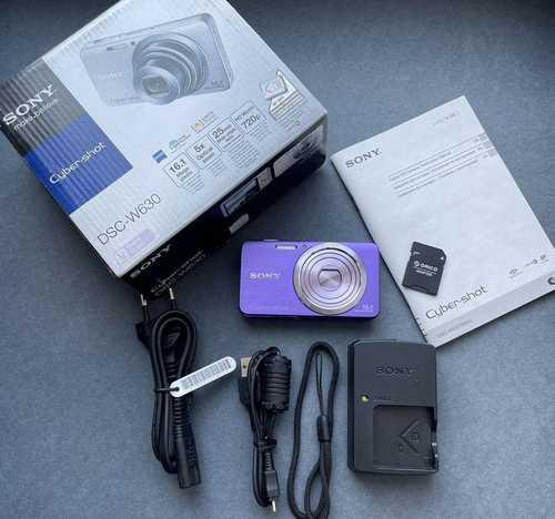 Sony cyber shot dsc w630 box