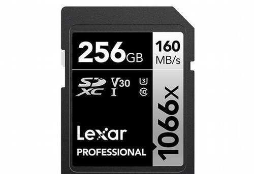 Карта памяти Lexar sdxc 256GB Professional 1066x