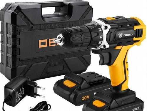 Аккумуляторный шуруповерт deko dkcd20FU 063-4172