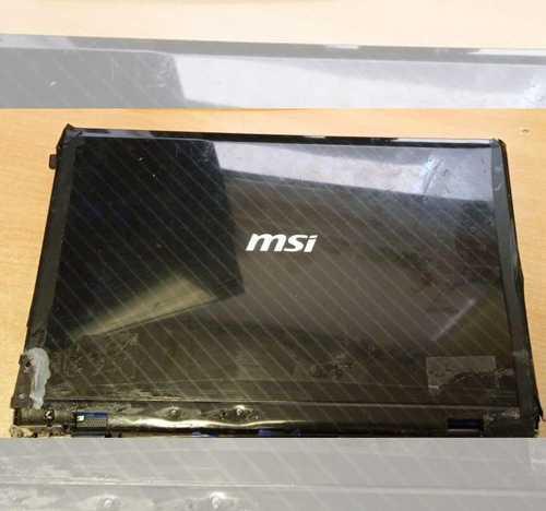 Ноутбук msi ms 168c бу на запчасти