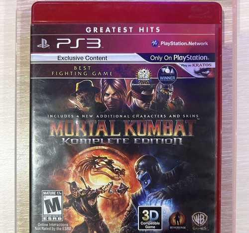 Mortal kombat komplete edition ps3