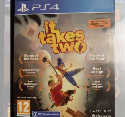 Диск на ps4 It takes two