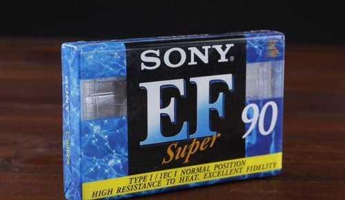 Аудио кассета Sony EF Super 90 Запечатана