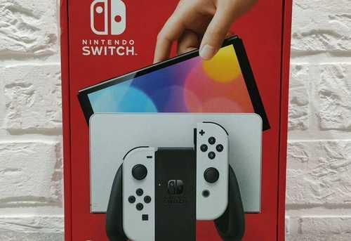 Игровая приставка Nintendo Switch oled белая