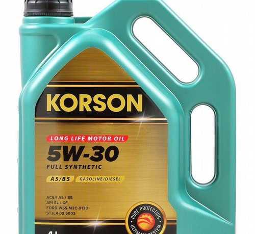 5W-30 full synthetic korson (синт. мотор. масло