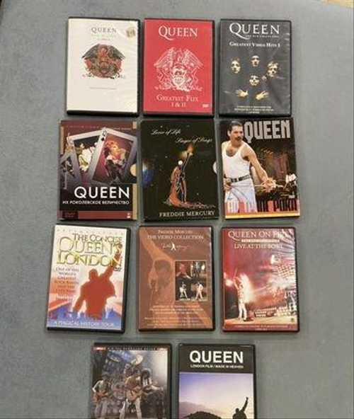 DVD диски Queen Freddie Mercury