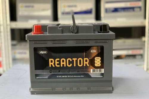 Аккумулятор на ваз Аком Реактор 62ач пуск 660А