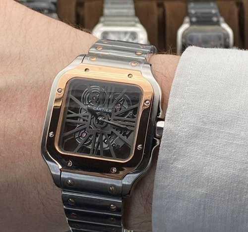 Часы мужские Cartier c гарантией год