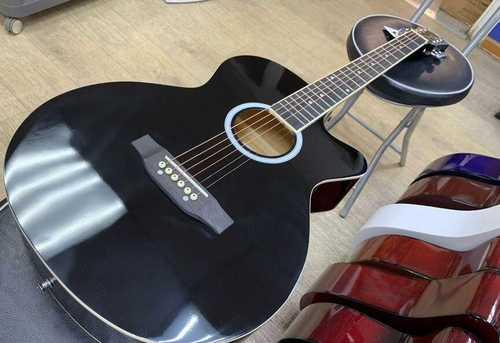 Гитара акустическая чёрная Foix FFG