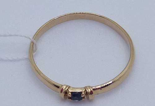 Золотое кольцо с сапфиром (11100)