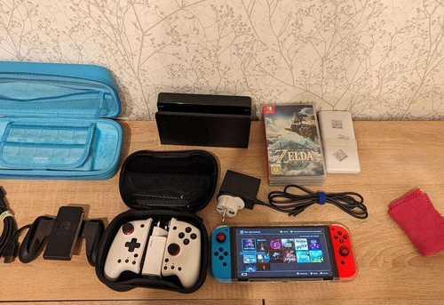 Nintendo switch oled с играми