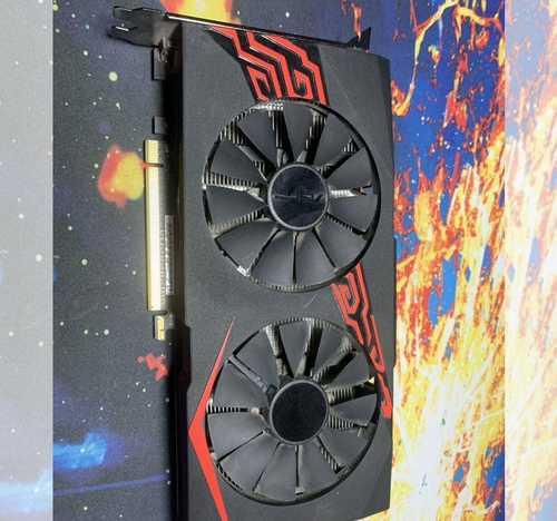 Видеокарта Asus rx570 4gb