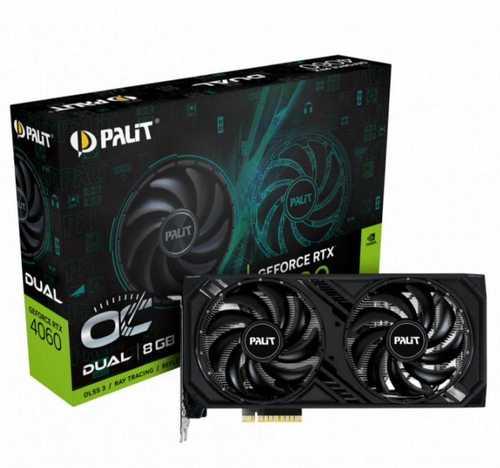 Видеокарта Palit RTX 4060 dual OC