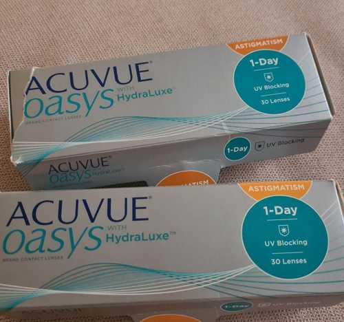 Линзы acuvue oasys astigmatism 1-day