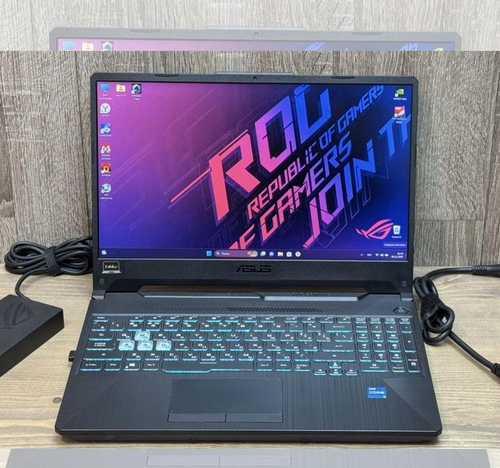 Отличный asus TUF Gaming/i5 10Th/16Gb/1650 Ti/SSD