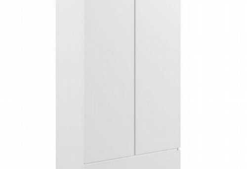 Шкаф двухстворчатый белый (90х210х52 см)