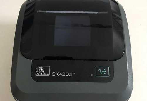 Принтер штрих-кода Zebra GK 420d