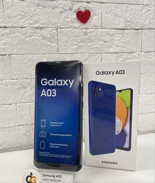 Телефон Samsung A03 4/64gb