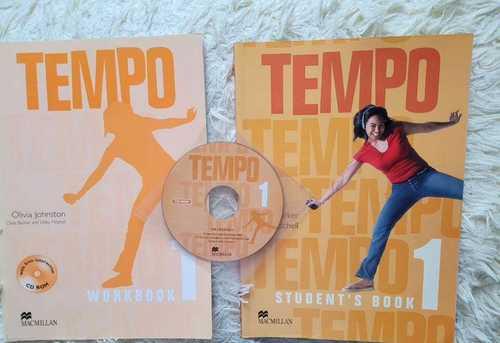 Английский язык tempo Work book+Student's book+CD