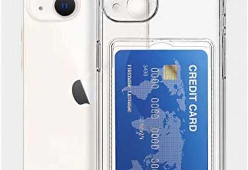 Силиконовый чехол для iPhone 12 с картхолд
