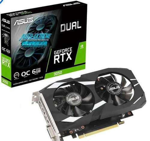 Видеокарта RTX3050 6GB asus dual dual-RTX3050-O6G