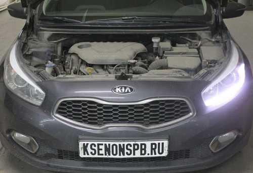 Kia ceed фары с дхо