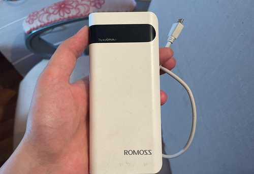 Внешний аккумулятор Пауэрбанк Romoss 10400 mAh