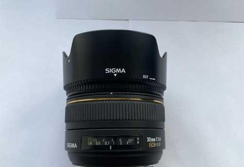 Объектив Sigma 30mm f 1 4 Nikon