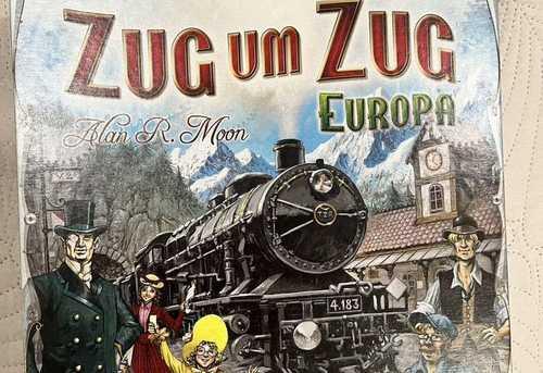 Настольная игра "Билет на поезд по Европе"