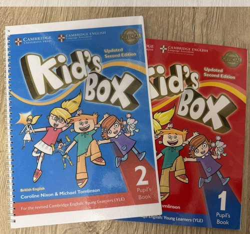 Учебник Kids box 1 и 2