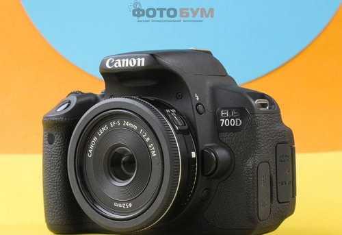 Canon 700D kit 18-55 + Canon EF-S 24mm f2.8 STM