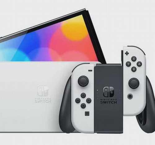 Игровая приставка Nintendo Switch oled-модель Whi