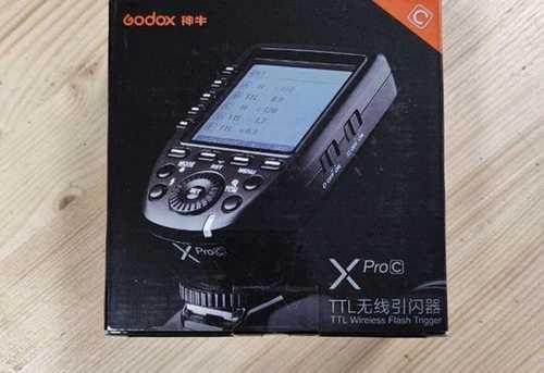 Пульт-радиосинхронизатор Godox Xpro-C TTL