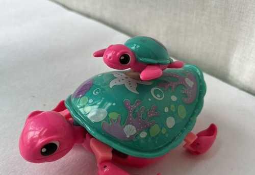 Черепашка с детенышем little live pets