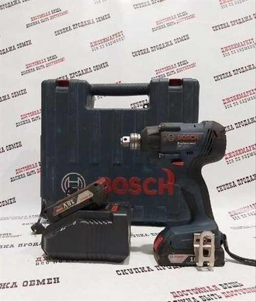 Ударный гайковерт bosch GDX 180-LI 3.0Ач х2 кейс