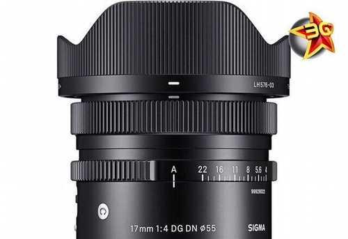 Объектив Sigma 17mm f/4 DG DN Contemporary Sony E