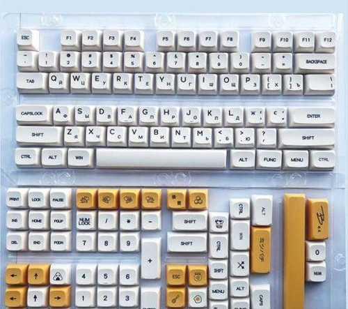 Кейкапы PBT XDA (латиница + кириллица)