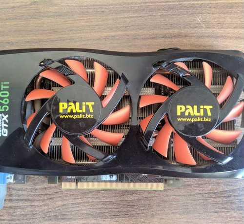 Palit GeForce GTX 560 Ti 2Gb (нерабочая)