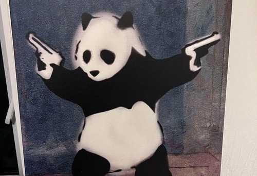 Картина Бэнкси (Banksy) панда