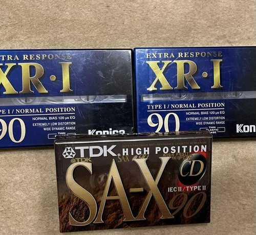 Аудиокассеты новые запечатанные TDK SA-X 90