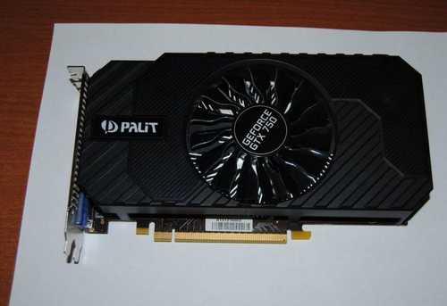 Видеокарта Palit Geforce GTX 750 StormX 2GB