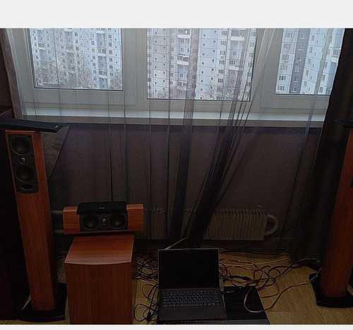 Tannoy hts 200, фронт центр, сабвуфер