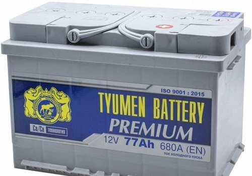 Аккумулятор tyumen battery Premium 77 Ач 680 А обр