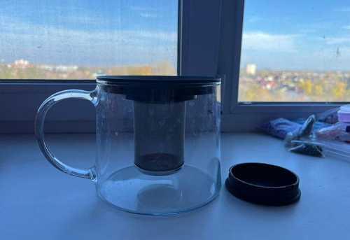 Заварочный чайник 2 литровый, IKEA Rikling 2л