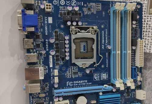 Материн плат gigabyte GA-Z77M- D3H asus B75M plus