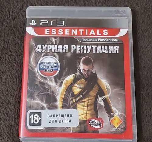 Дурная репутация Infamous Игра на Ps3